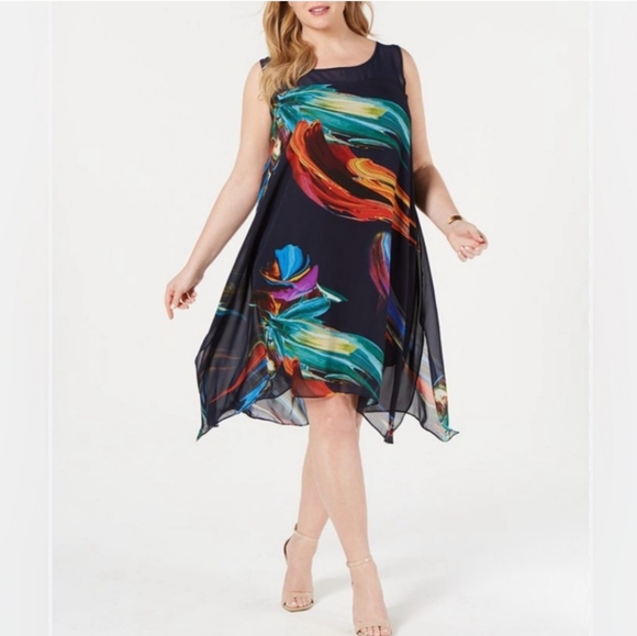 Signature by Robbie Bee | Dresses | Signature By Robbie Bee Colorful ...